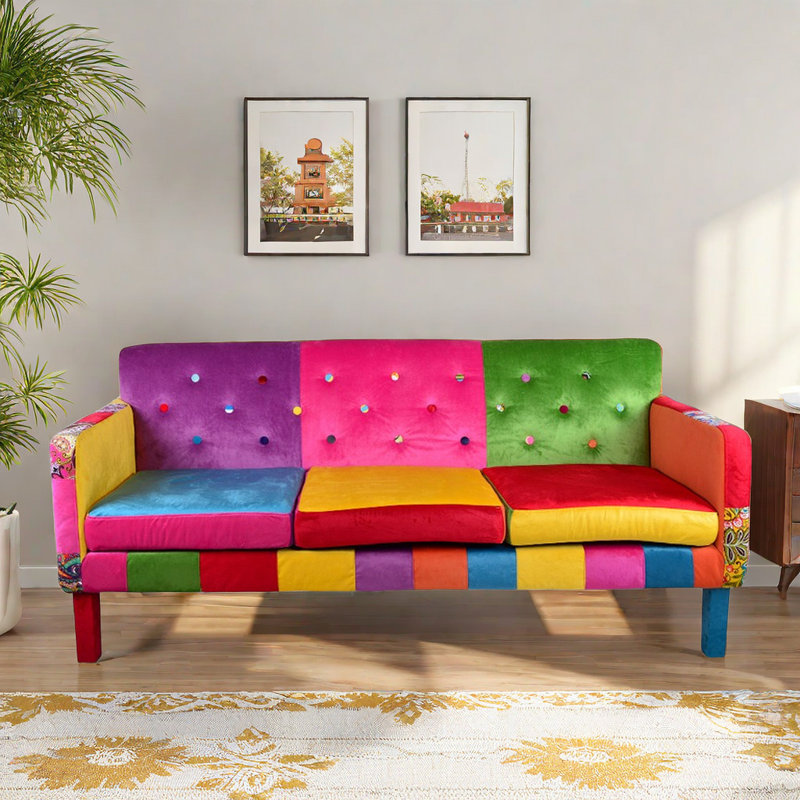 Danbenla design Simple Creative Multi-Color Sofa | Wayfair